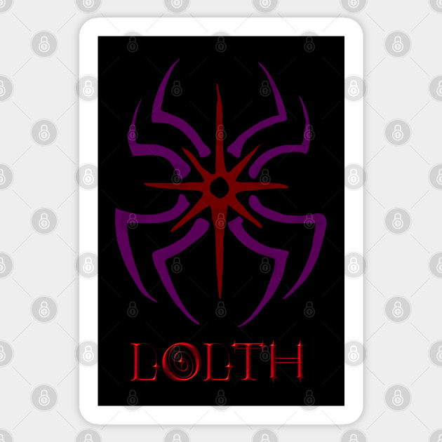 Symbol Of Lolth Dnd Goddess Of Darkness And Drows Baldurs Gate 3 Baldurs Gate 3 Sticker